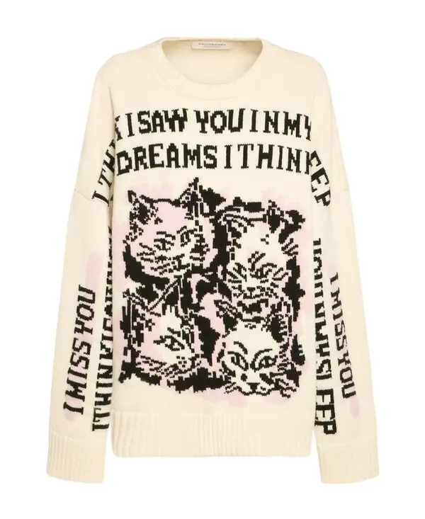 Philosophy Di Lorenzo Serafini Graphic Print Knitted Sweater