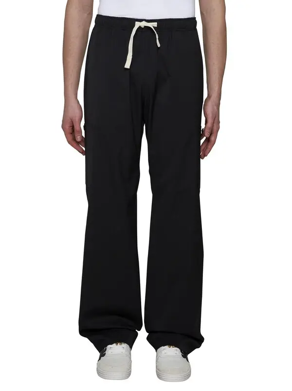 Palm Angels Straight Leg Drawstring Pants