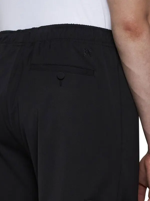 Palm Angels Straight Leg Drawstring Pants