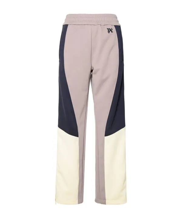 Palm Angels Logo Embroidered Colour-blocked Track Pants