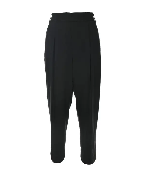 Vince Draped Cropped-leg Trousers
