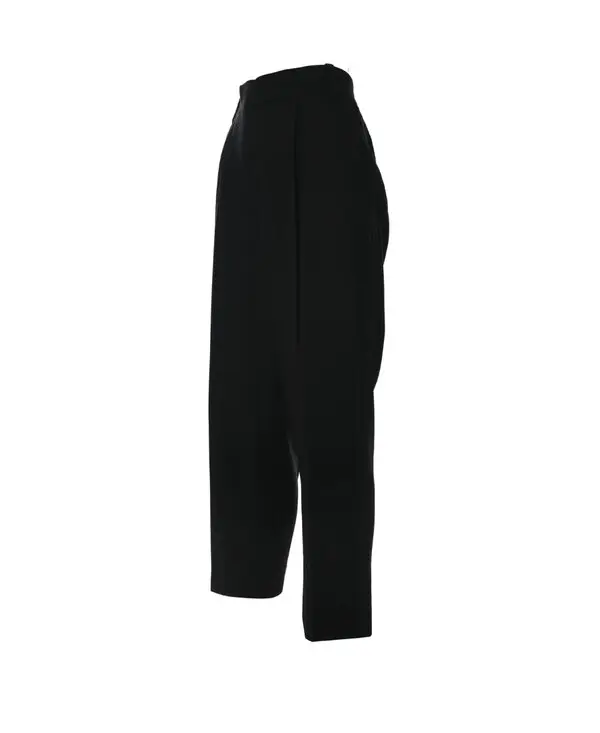 Vince Draped Cropped-leg Trousers