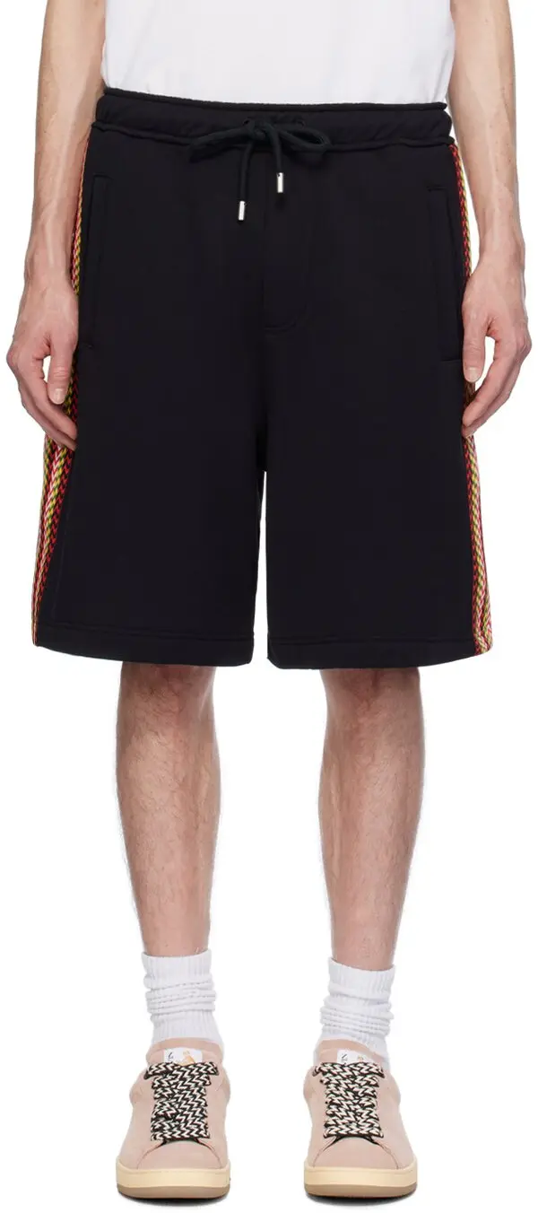LANVIN High Waist Drawstring Shorts