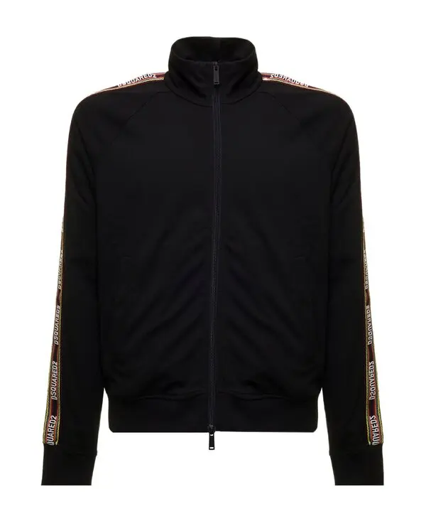 Dsquared2 Embroidered-logo Zip-up Sweatshirt