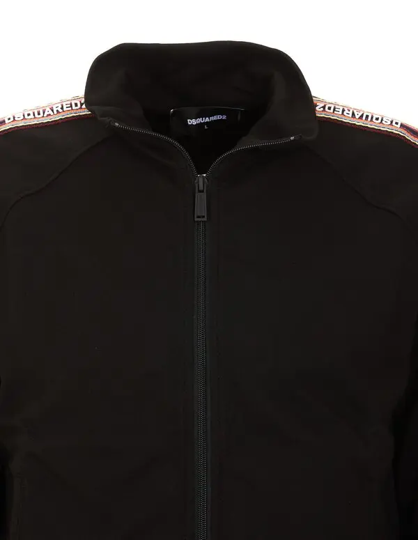 Dsquared2 Embroidered Logo Zip-up Sweatshirt