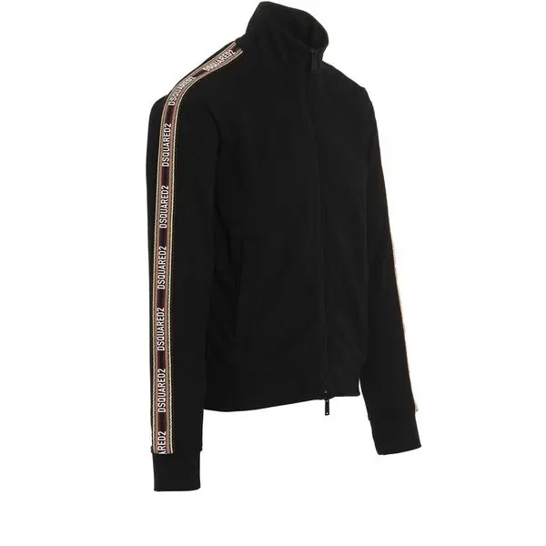 Dsquared2 Embroidered Logo Zip-up Sweatshirt