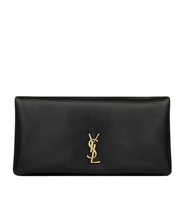 Saint Laurent Calypso Logo Plaque Mini Shoulder Bag