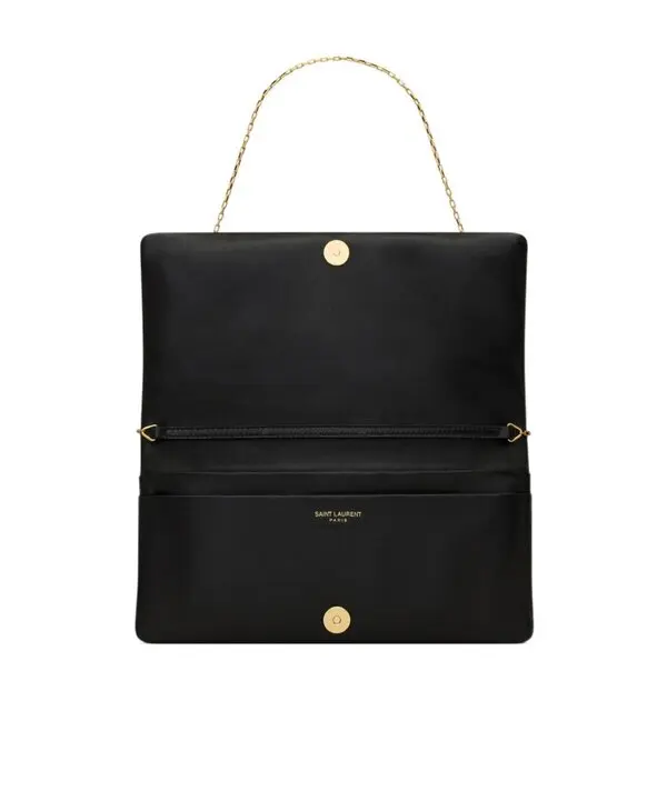 Saint Laurent Calypso Logo Plaque Mini Shoulder Bag