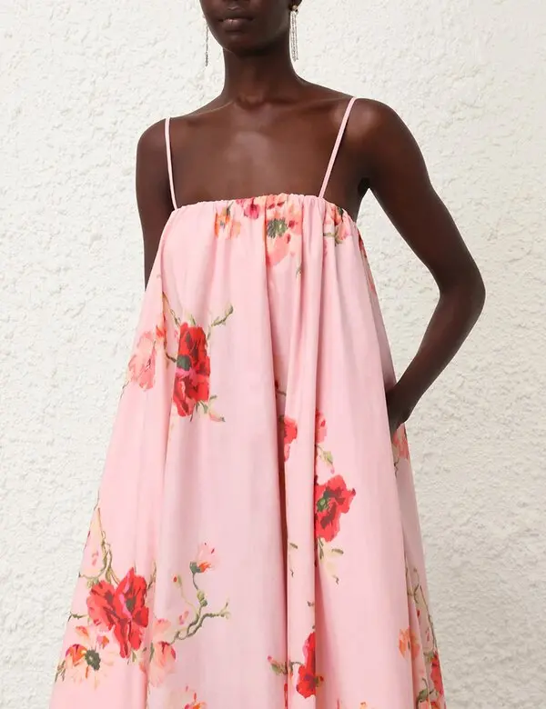 Zimmermann Lightburst Floral-print Midi Dress