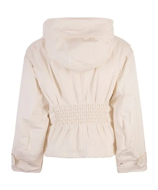 Ermanno Scervino Smocking-detail Hooded Jacket