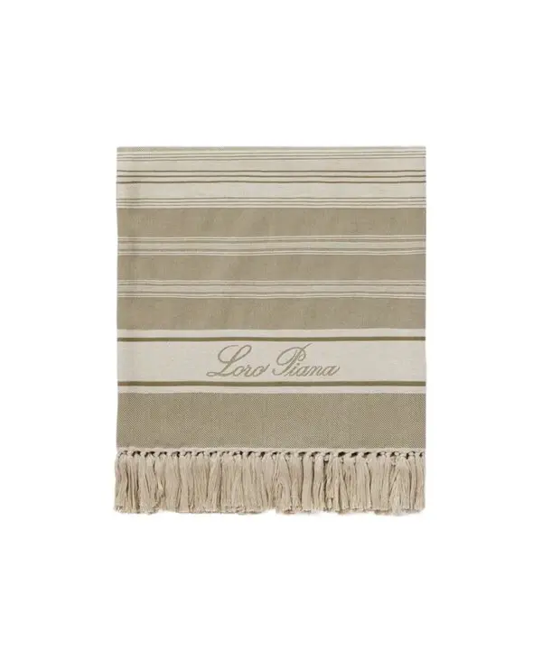 Loro Piana Marina Logo Beach Towel