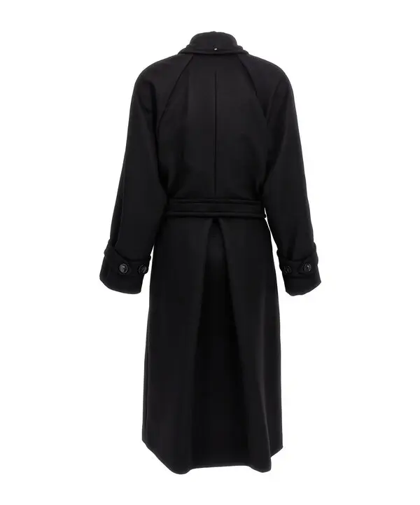 Sportmax Leandro Double-breasted Long-sleeved Coat