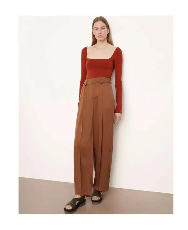 Vince Tailored Wide-leg Trousers