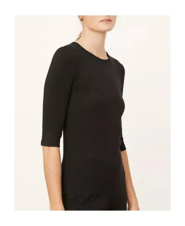 Vince Logo Mid-sleeve Round-neck T-shirt