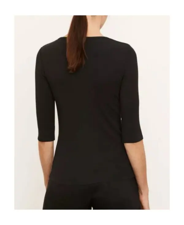 Vince Logo Mid-sleeve Round-neck T-shirt