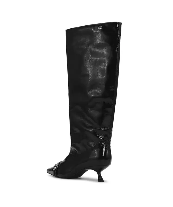 GANNI Eyelets Slouchy High Shaft Boots