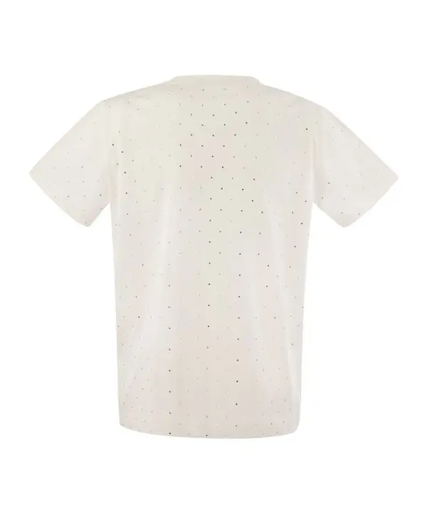 Fabiana Filippi Embellished Crewneck T-shirt
