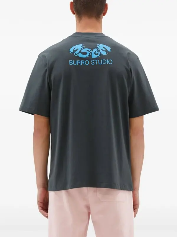 MSGM Graphic-print Cotton T-shirt