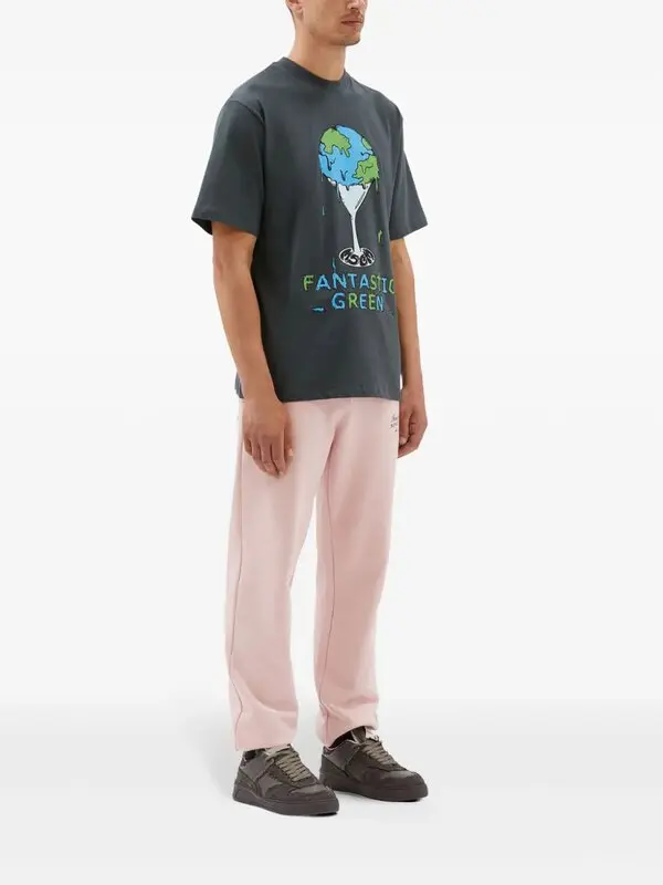 MSGM Graphic-print Cotton T-shirt