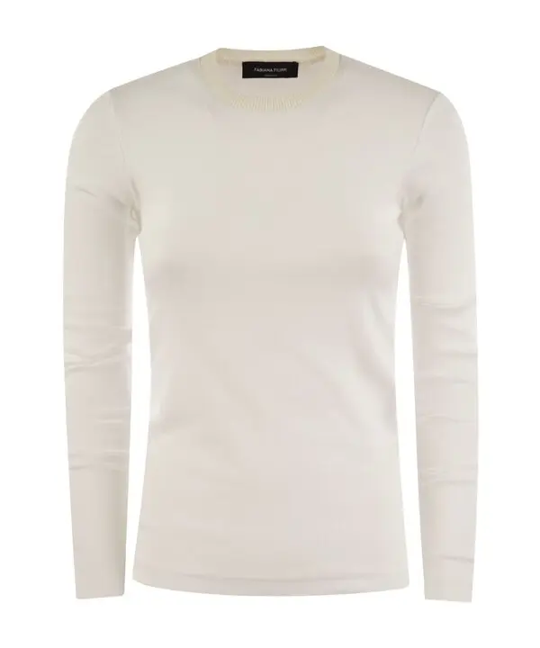 Fabiana Filippi Long Sleeve Crewneck T-shirt - No