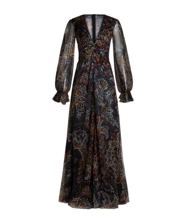 Etro Printed Silk Dress