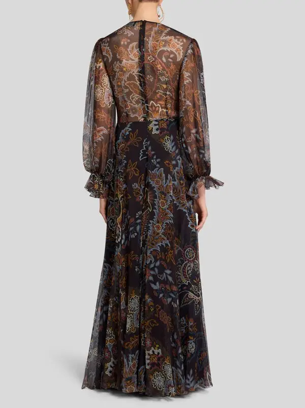 Etro Printed Silk Dress