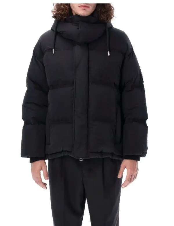 AMI Paris De Coeur Padded Hooded Down Jacket