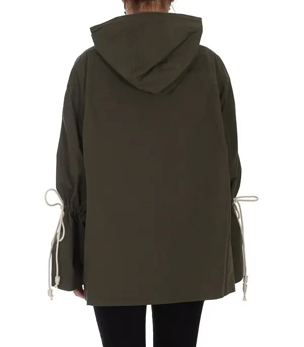 Palm Angels Striped Hooded Jacket