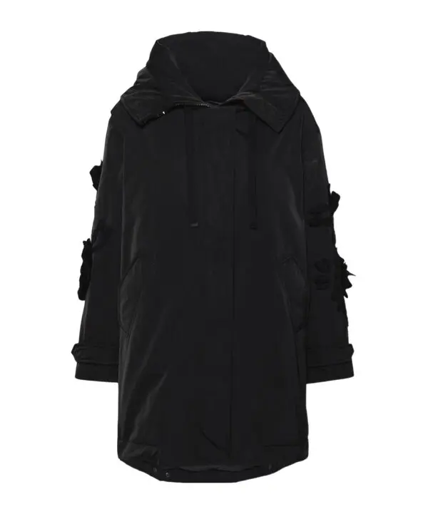 Ermanno Scervino Floral-appliqué Puffer Jacket
