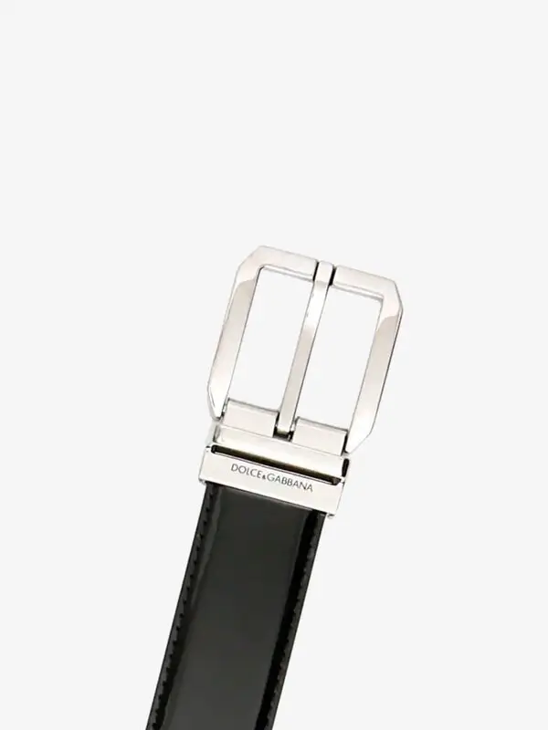 Dolce & Gabbana Dolce Gabbana Logo Engraved Buckle Belt