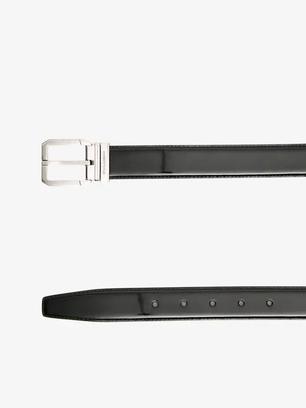 Dolce & Gabbana Dolce Gabbana Logo Engraved Buckle Belt