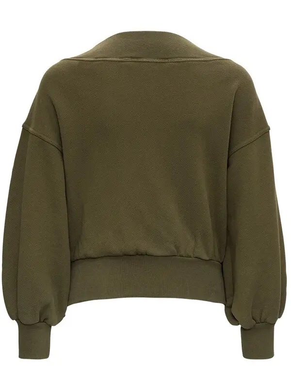 Palm Angels Off-shoulder Sweatshirt