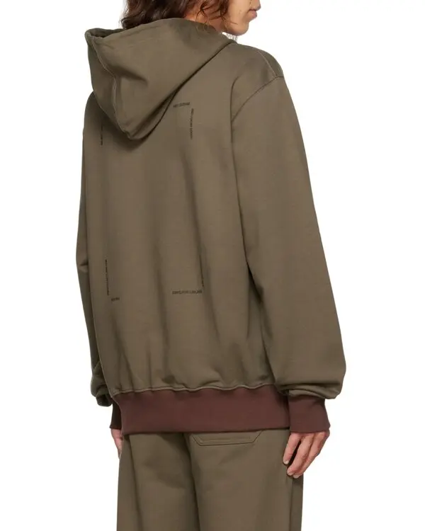 Helmut Lang Logo Patch Drawstring Hoodie