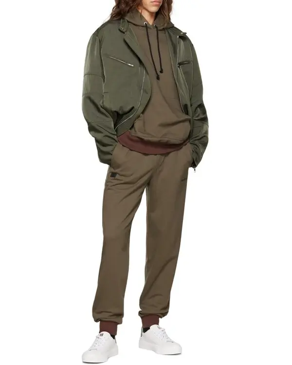 Helmut Lang Logo Patch Drawstring Hoodie