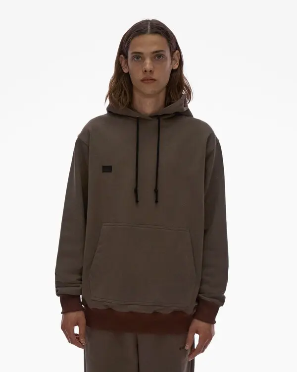 Helmut Lang Logo Patch Drawstring Hoodie