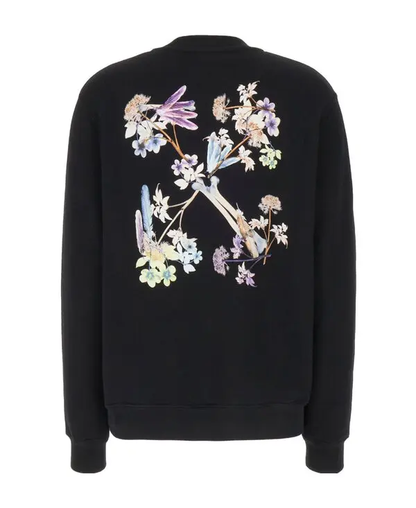 Off-White Logo Printed Crewneck Sweatshirt