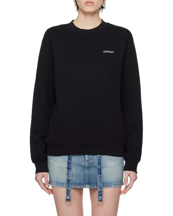 Off-White Logo Printed Crewneck Sweatshirt