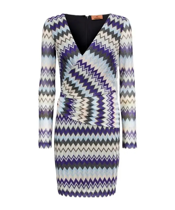 Missoni Zigzag-pattern Mini Dress