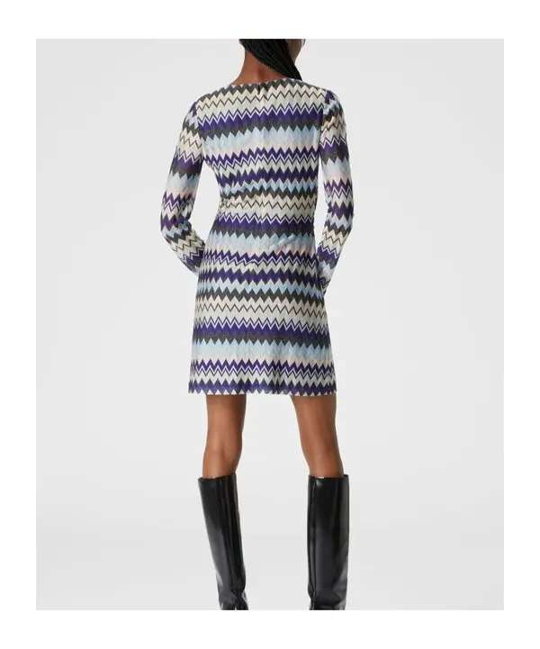 Missoni Zigzag-pattern Mini Dress