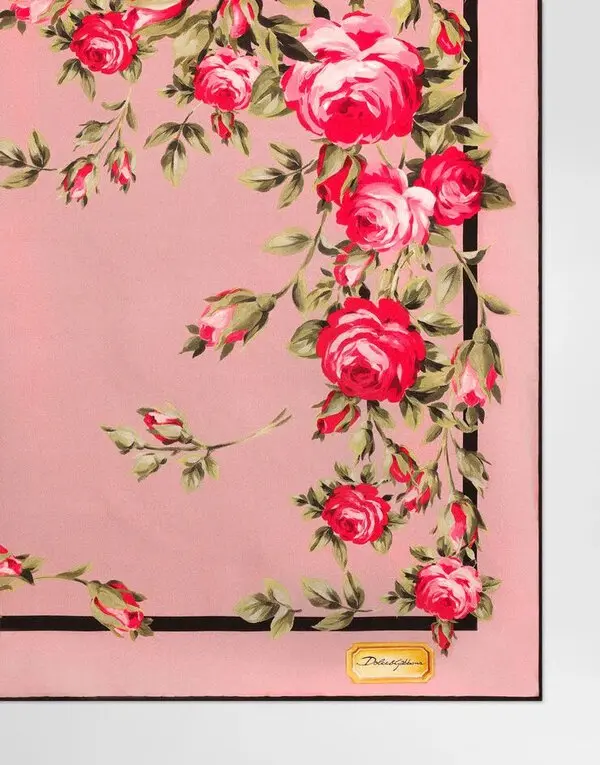 Dolce & Gabbana Floral-print Scarf