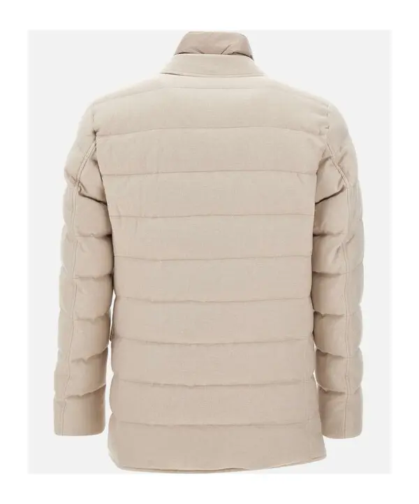 Herno Layered Quilted Jacket - Nude