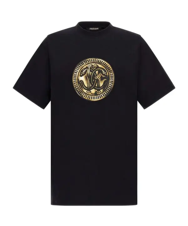 Roberto Cavalli Logo Printed T-shirt