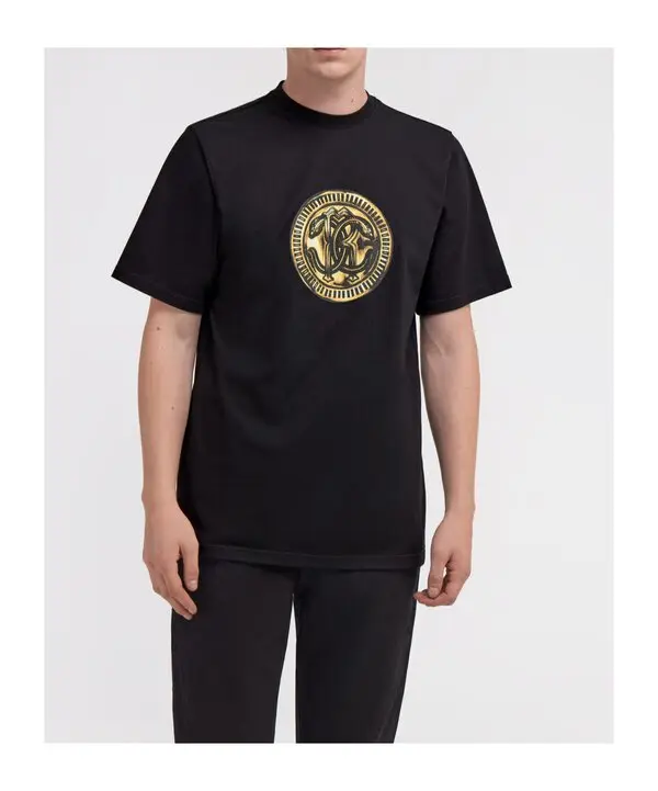 Roberto Cavalli Logo Printed T-shirt