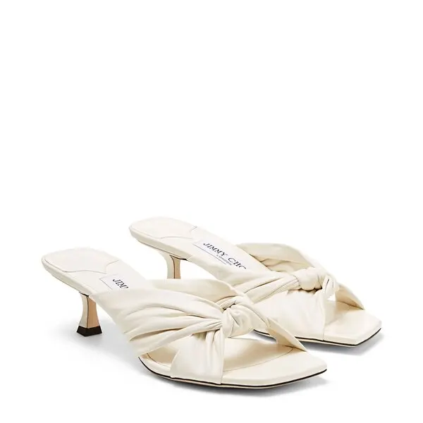JIMMY CHOO Avenue Heel Muller Sandals