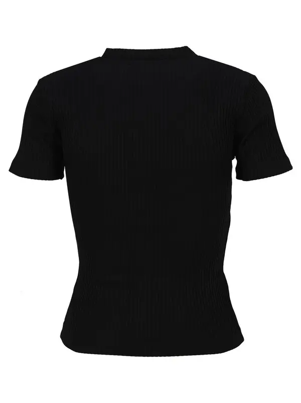Opening Ceremony Ribbed Stretch Cotton T-shirt