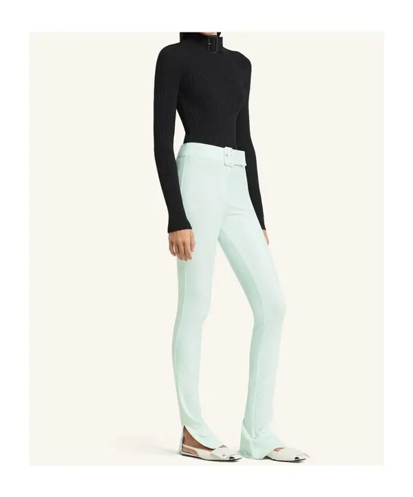COURREGES Courrèges Buckle Rib Knit Sweater
