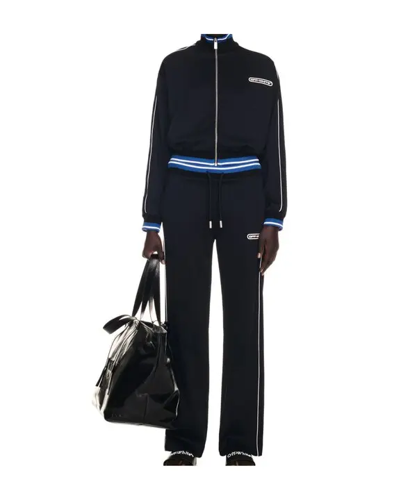 Off-White Drawstring Straight Leg Pants