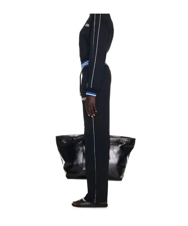 Off-White Drawstring Straight Leg Pants