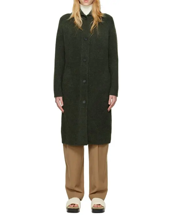 Vince Single-breasted Cardigan Coat