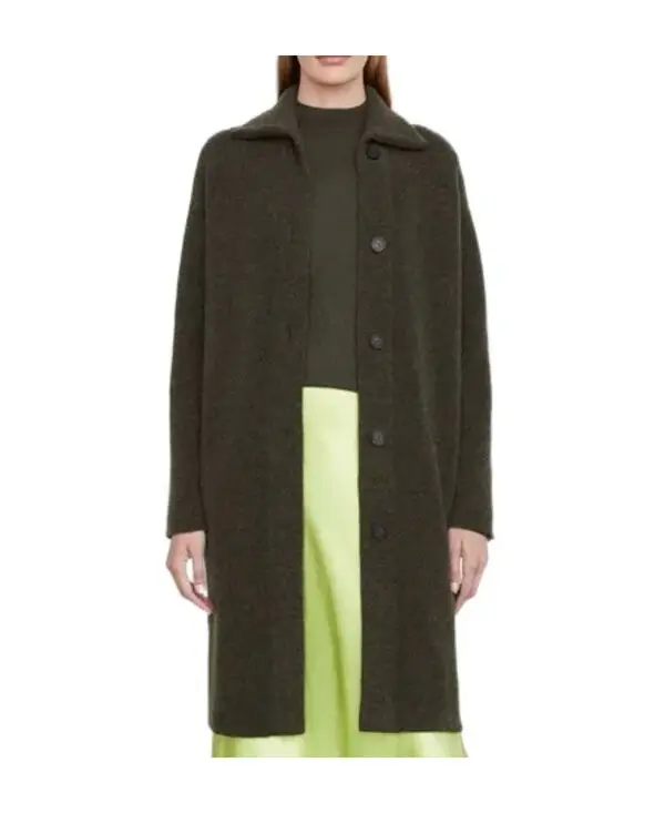 Vince Single-breasted Cardigan Coat